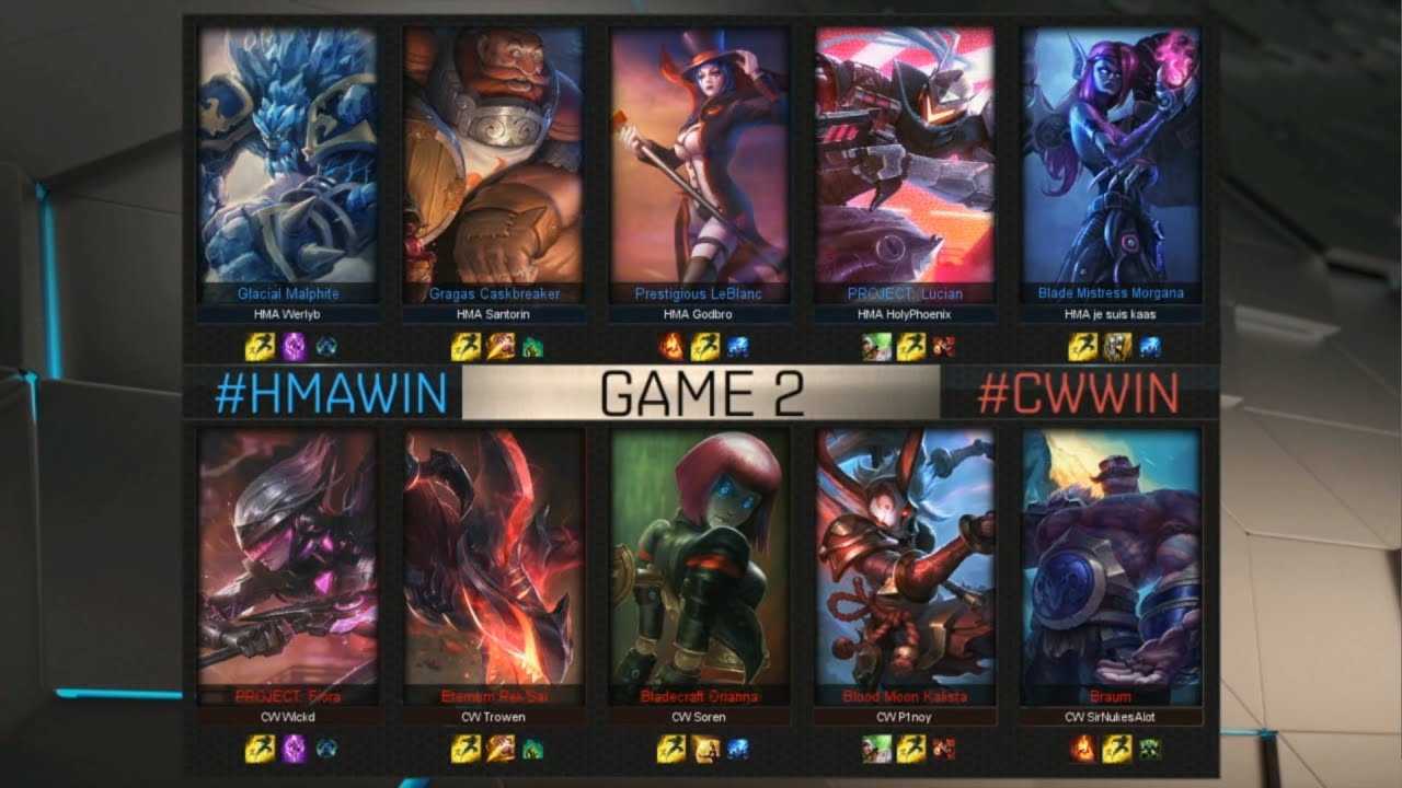 CW vs HMA Highlights Game 2 - Copenhagen Wolves vs Huma - 2016 EU ...