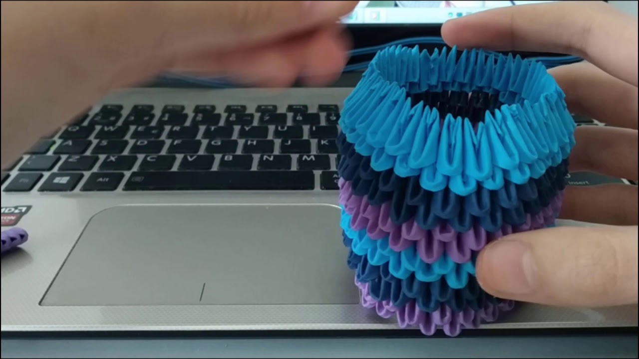 3D Origami Tutorial - Fornite Llama [Part 1] - YouTube