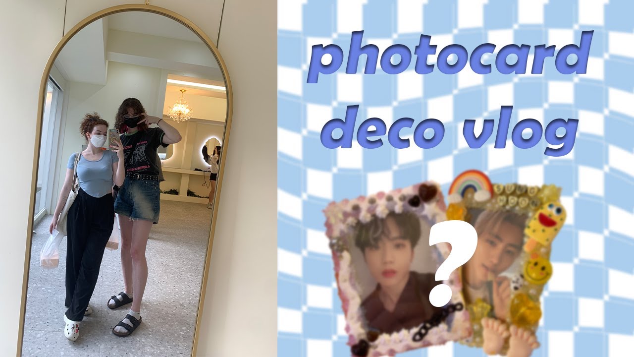 Kpop Photocard Decorating ♡ - YouTube
