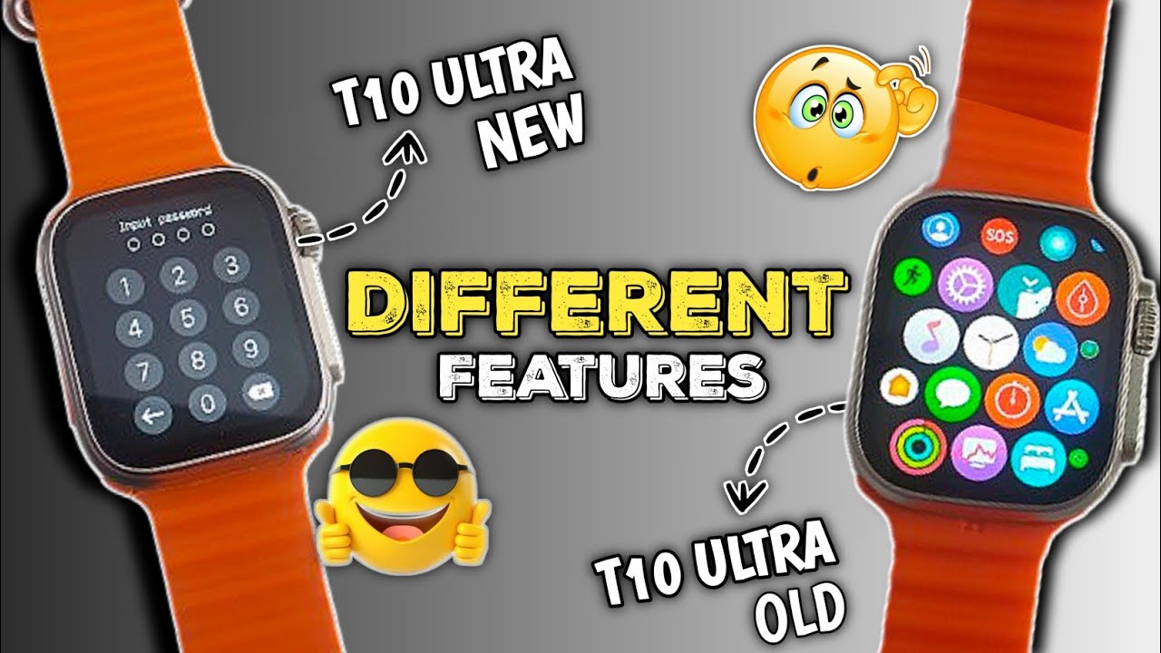 T10 Ultra Vs T10 Ultra Very Different 😰 | T10 Ultra Smart Watch me ...