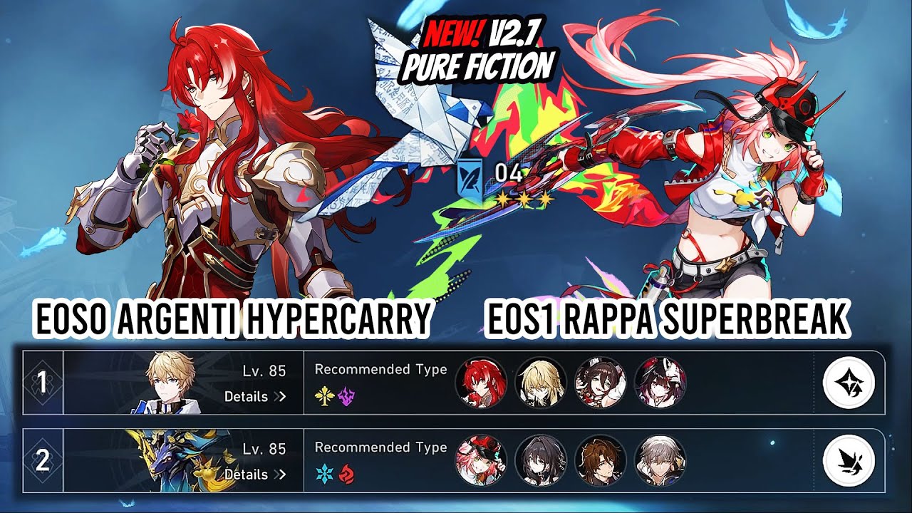 New v2.7 PF 4 - E0S0 Argenti Hypercarry and E0S1 Rappa Superbreak ...