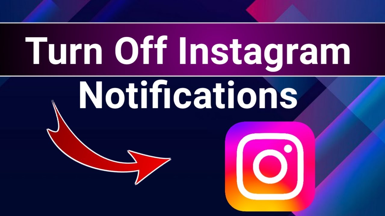 How to Turn Off Instagram Notifications - YouTube