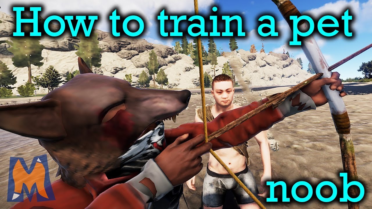 How To Train A Pet Noob | Rust Vanilla Duo survival gameplay Ep 1 ...