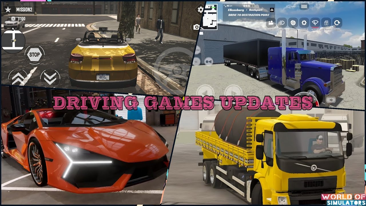 Driving games updates || Nyctaxi rush driver,truck sim pro USA,driving ...