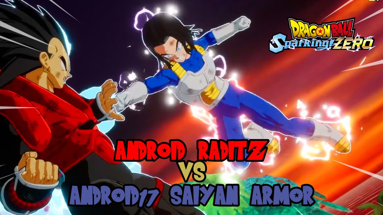 DB Sparking Zero | Android 17 (Saiyan Armor) Vs Android Raditz - YouTube