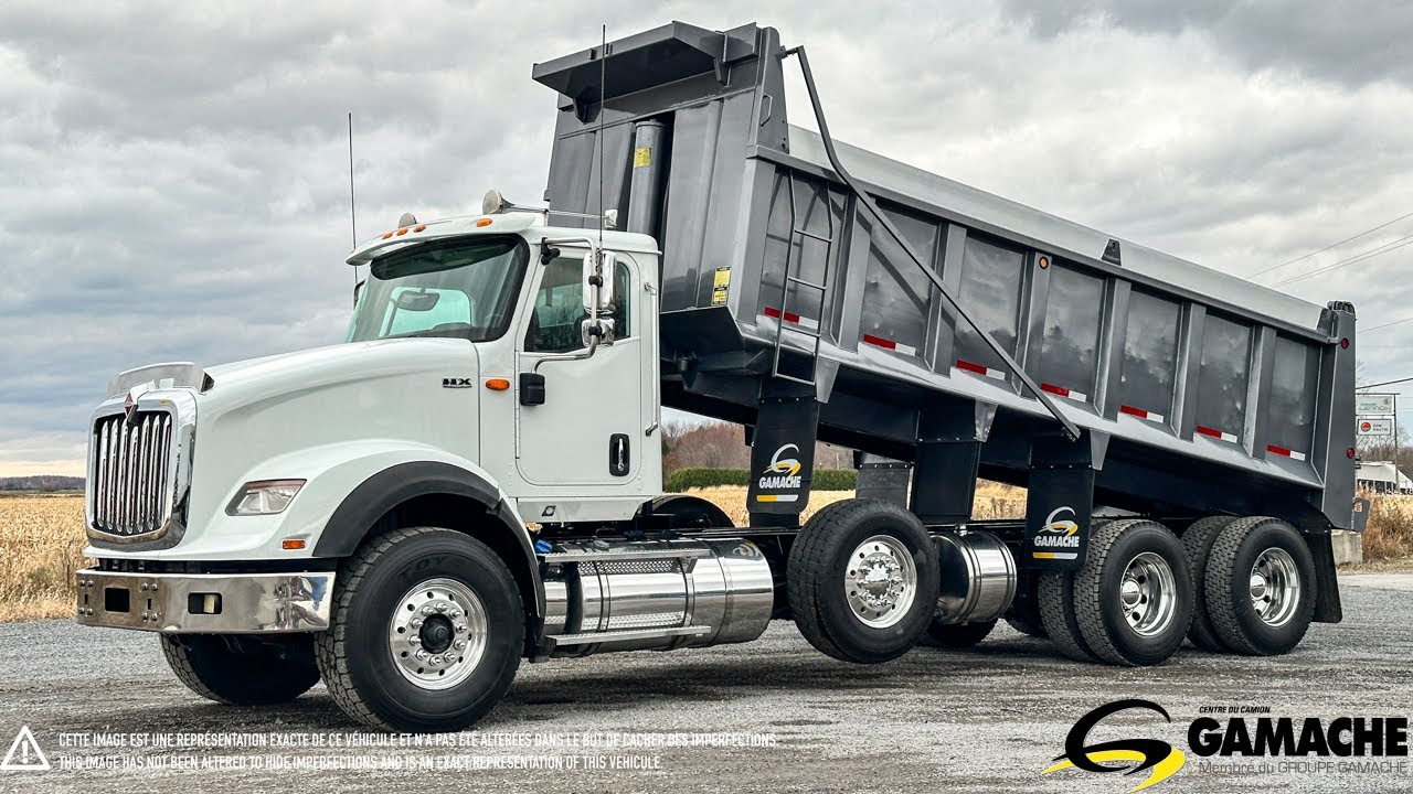 C-35759 2017 INTERNATIONAL HX620 BENNE BASCULANTE / CAMION DOMPEUR 12 ...