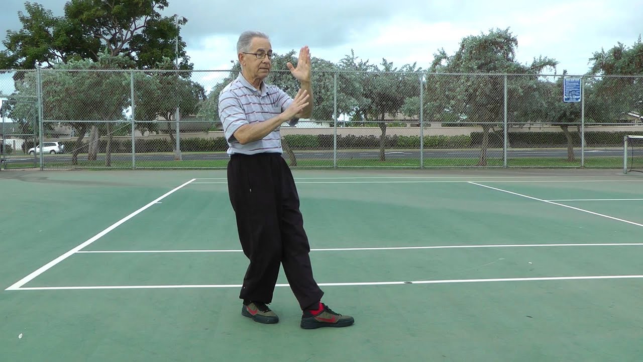 Wu Taiji Chuen - square form - step by step - "123" form - YouTube