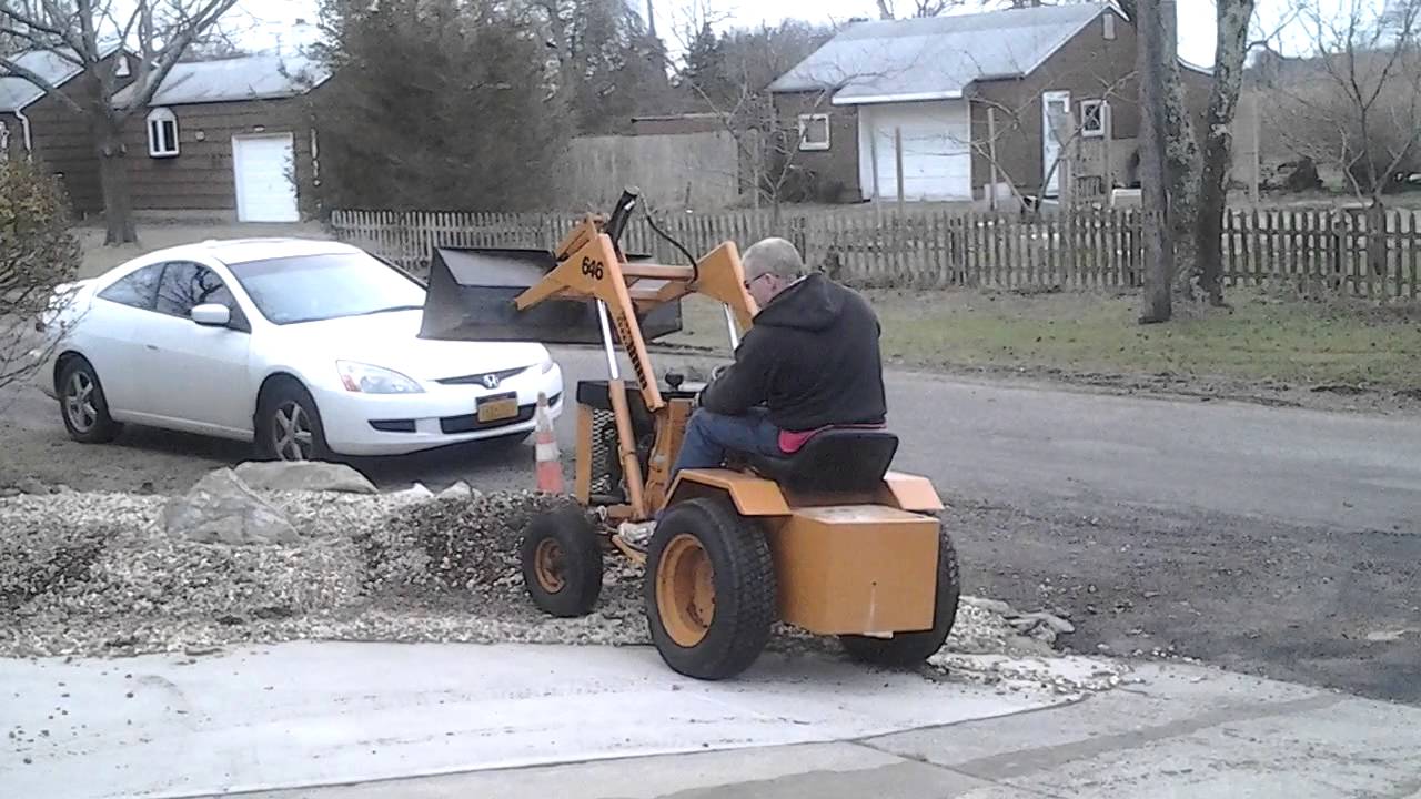 case 646 repower 20 horse kohler - YouTube