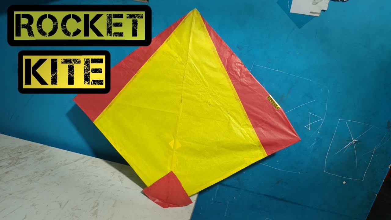 Beautiful Rocket 🚀 kite Making By //Designer Craft And Kites - YouTube