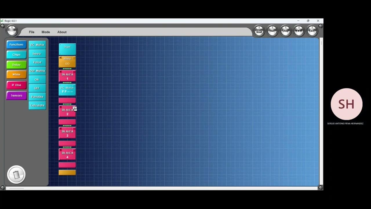 Programacion de rogic/Control remoto-Equipo 5 - YouTube