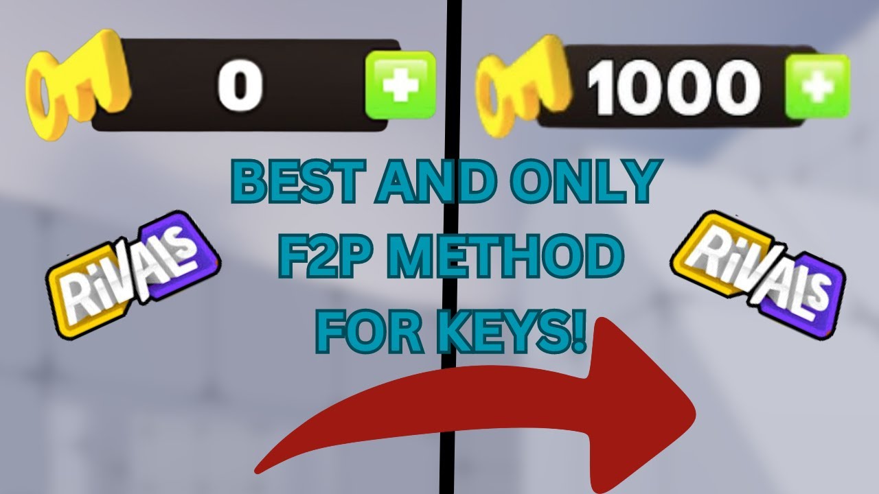How to get 250 KEYS IN 2 HOURS OF PLAYTIME in Roblox Rivals... - YouTube
