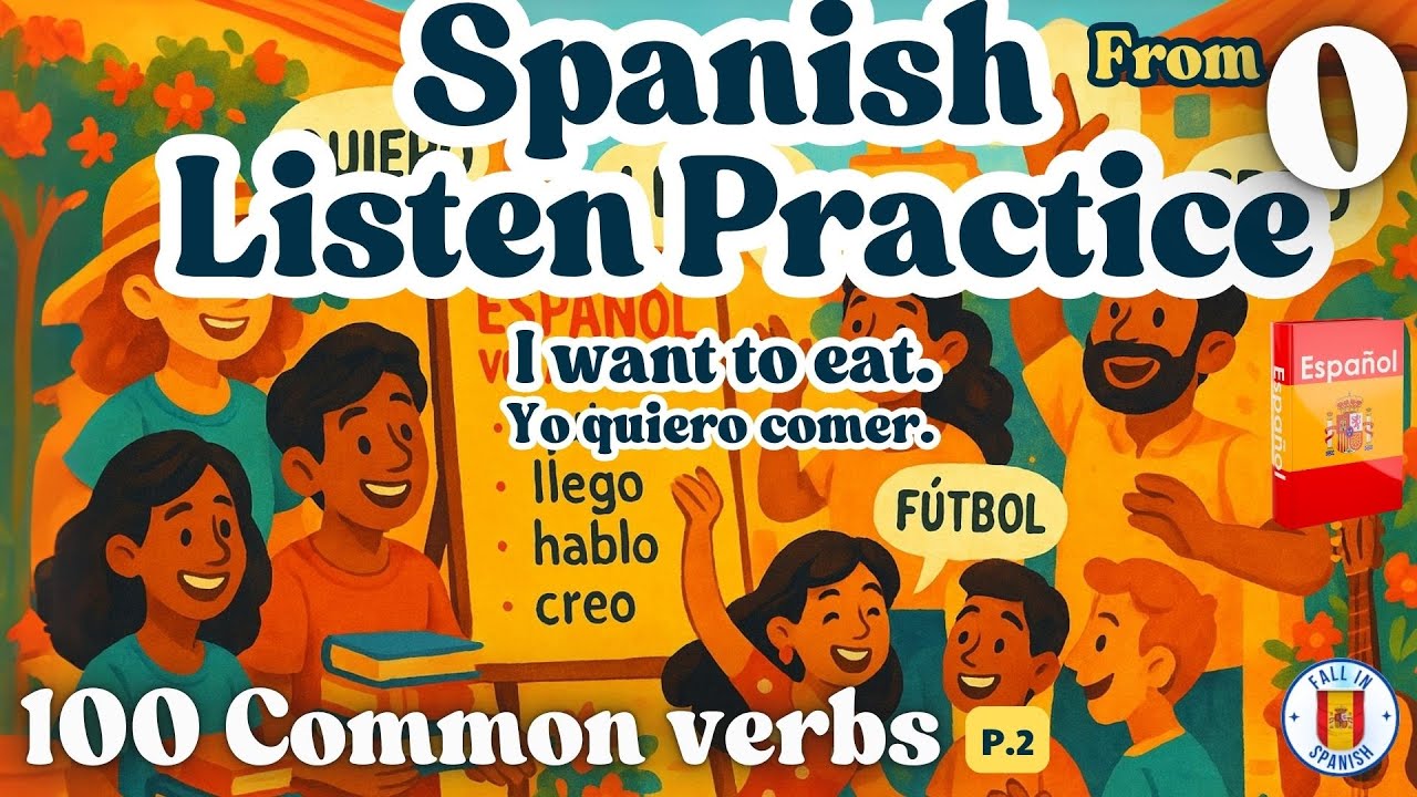 100 Most Important Spanish Verbs with Present Tense Examples| Spanish ...