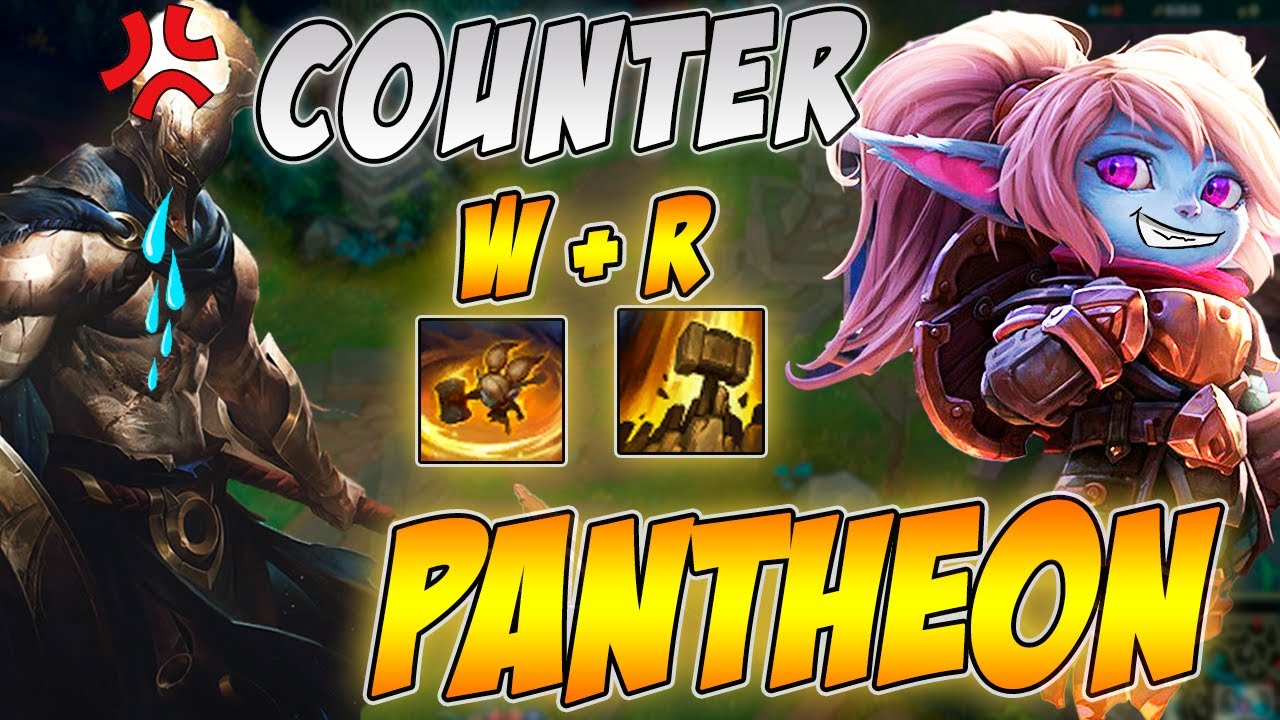 💀CÓMO HACER COUNTER A PHANTEON! MANEJO Y HABILIDADES DE POPPY! (COUNTER ...