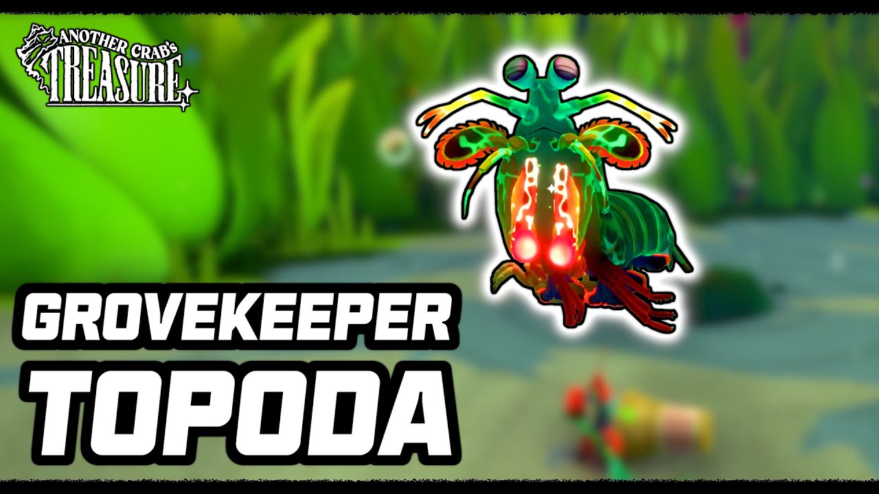 Another Crab's Treasure Boss Fight - Grovekeeper Topoda - YouTube