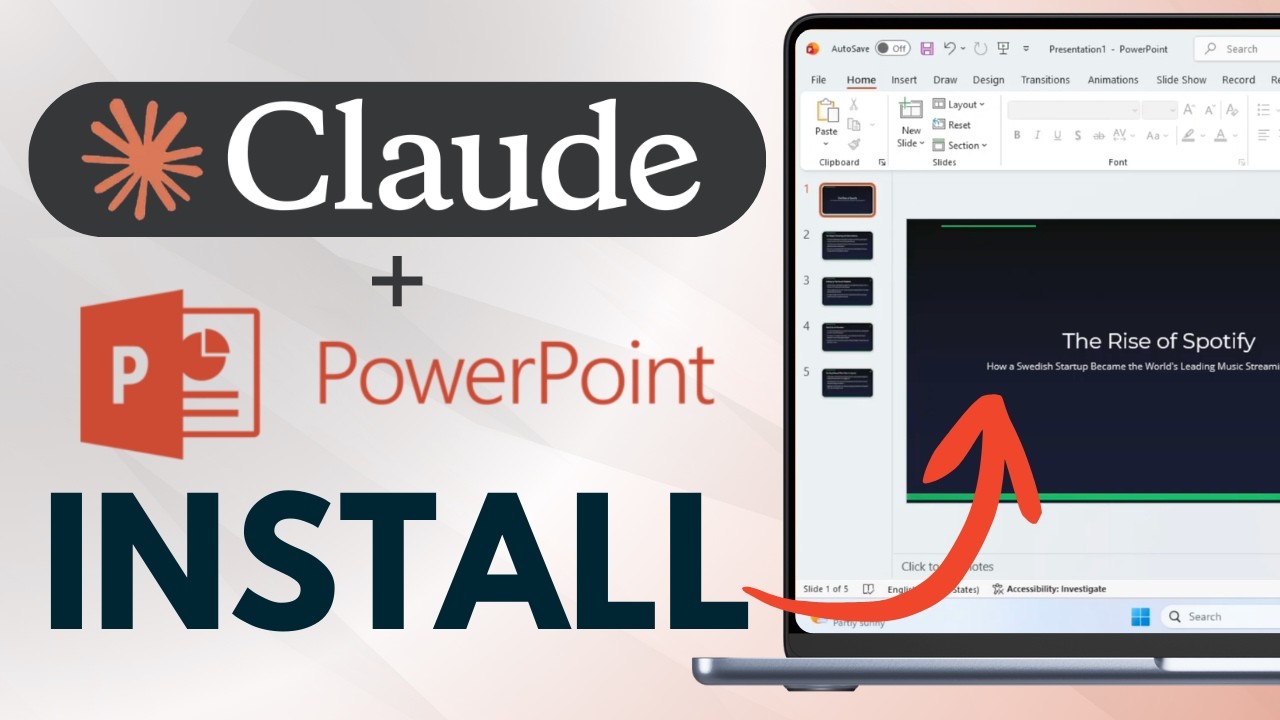 How To Install Claude in Powerpoint | Complete Setup Guide - YouTube