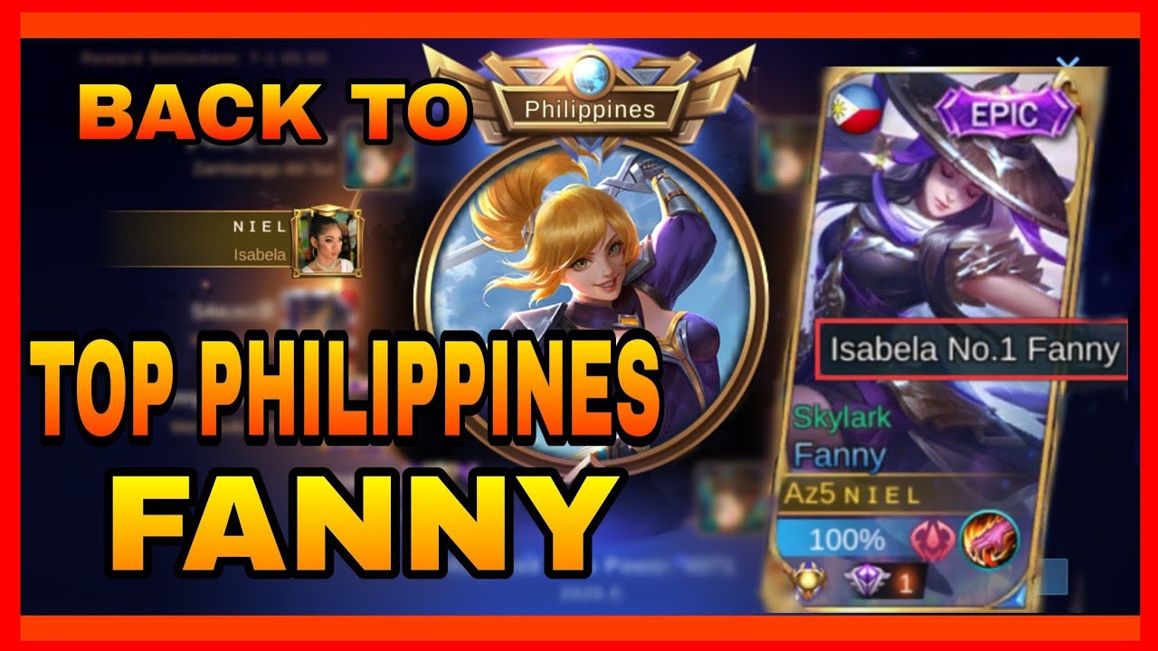 FANNY INSANE GAMEPLAY | AGGRESSIVE CABLE 🔥BACK TO TOP PHILIPPINES FANNY ...