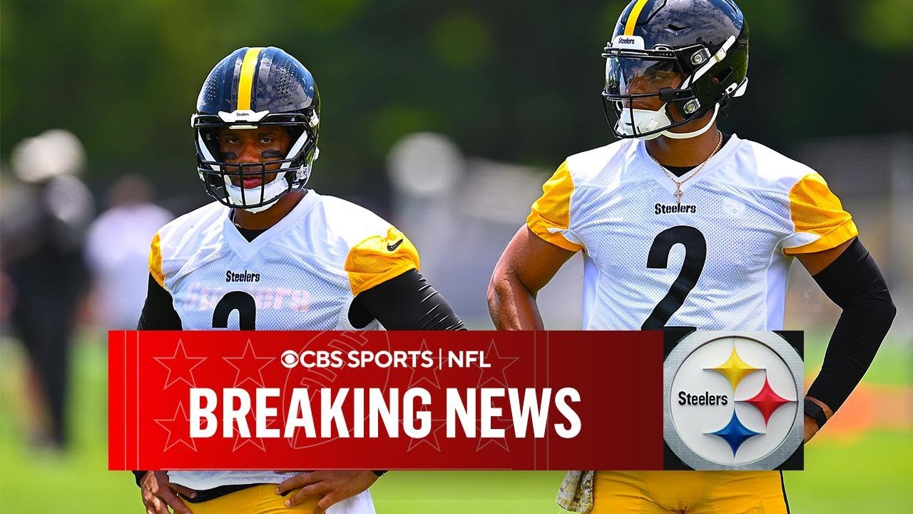 Steelers name Russell Wilson QB1 over Justin Fields | CBS Sports - YouTube