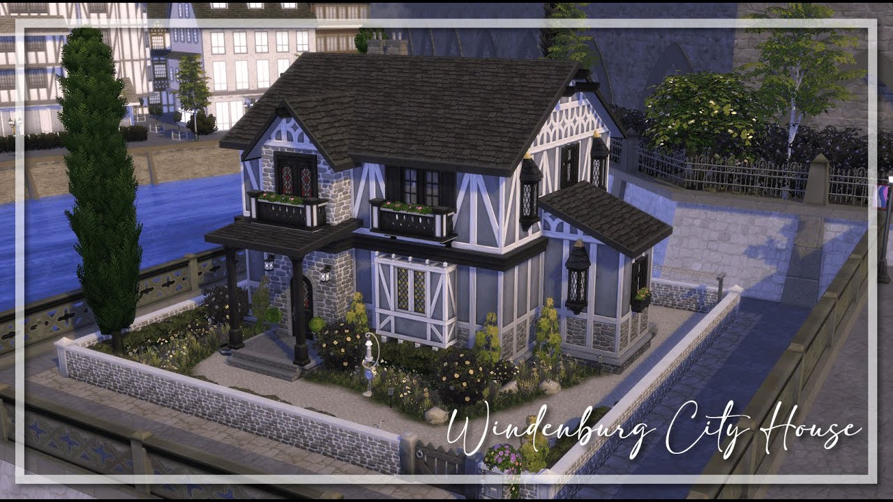 Windenburg City House | The Sims 4 | Stop Motion | NoCC - YouTube