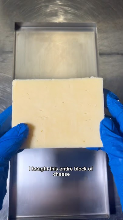 Can a block of cheese be freeze dried 🧀 - YouTube