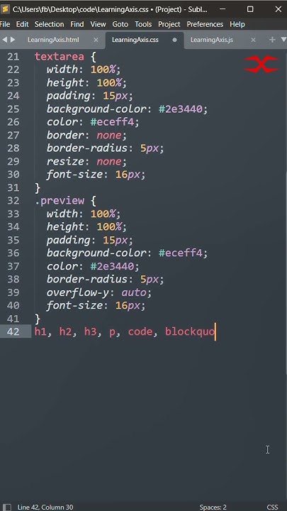 Markdown Previewer | HTML CSS JavaScript - YouTube