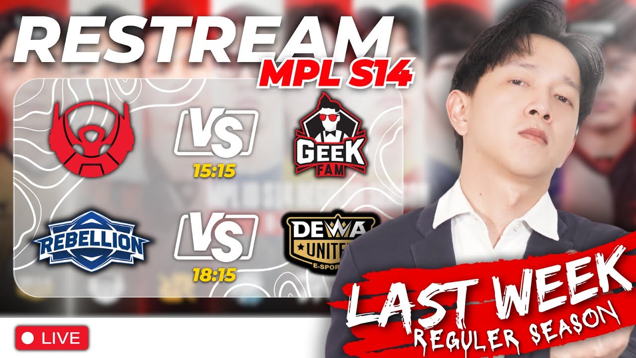 RBL VS DEWA MPL-ID S14 WEEK-9 DAY 1 RESTREAM WITH KO LIUS | BUTUH DIAMOND? BELI DI TOKOLIUS.COM ...