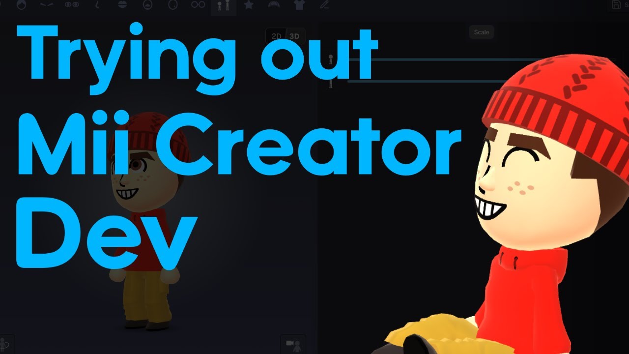 Trying out Mii Creator Dev! - YouTube
