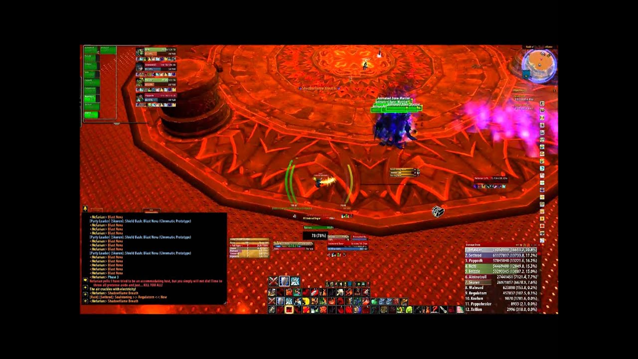 TL vs Nefarian BWD (10 Man tank pov) - YouTube