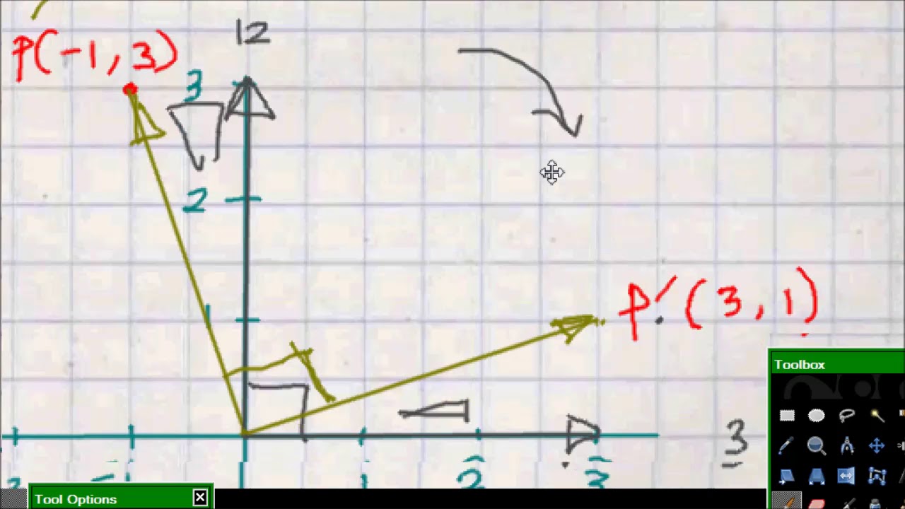 Penjelmaan Putaran dan Pantulan Matematik F5 No 1 - YouTube