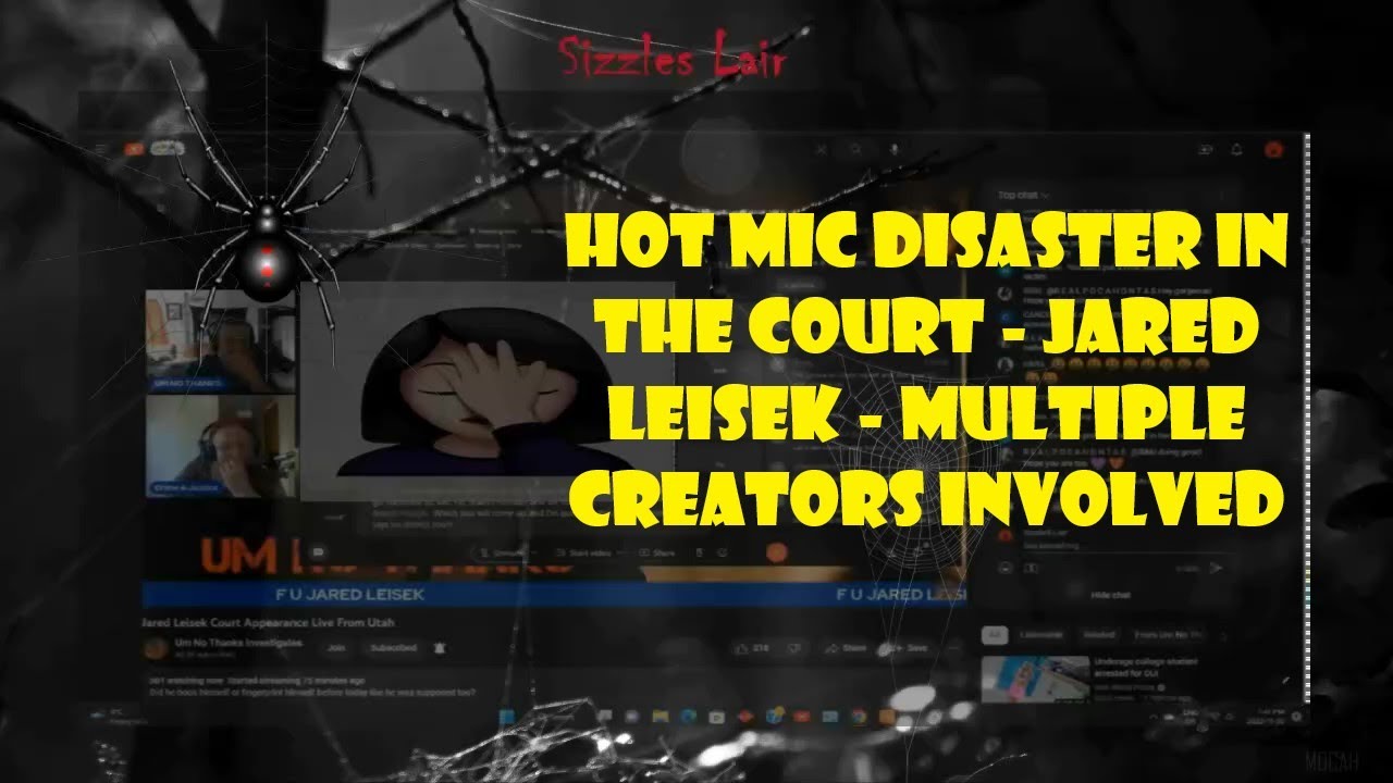 Court hearing for #jaredleisek gone wrong. HOT MIC moment. #ickedmel # ...
