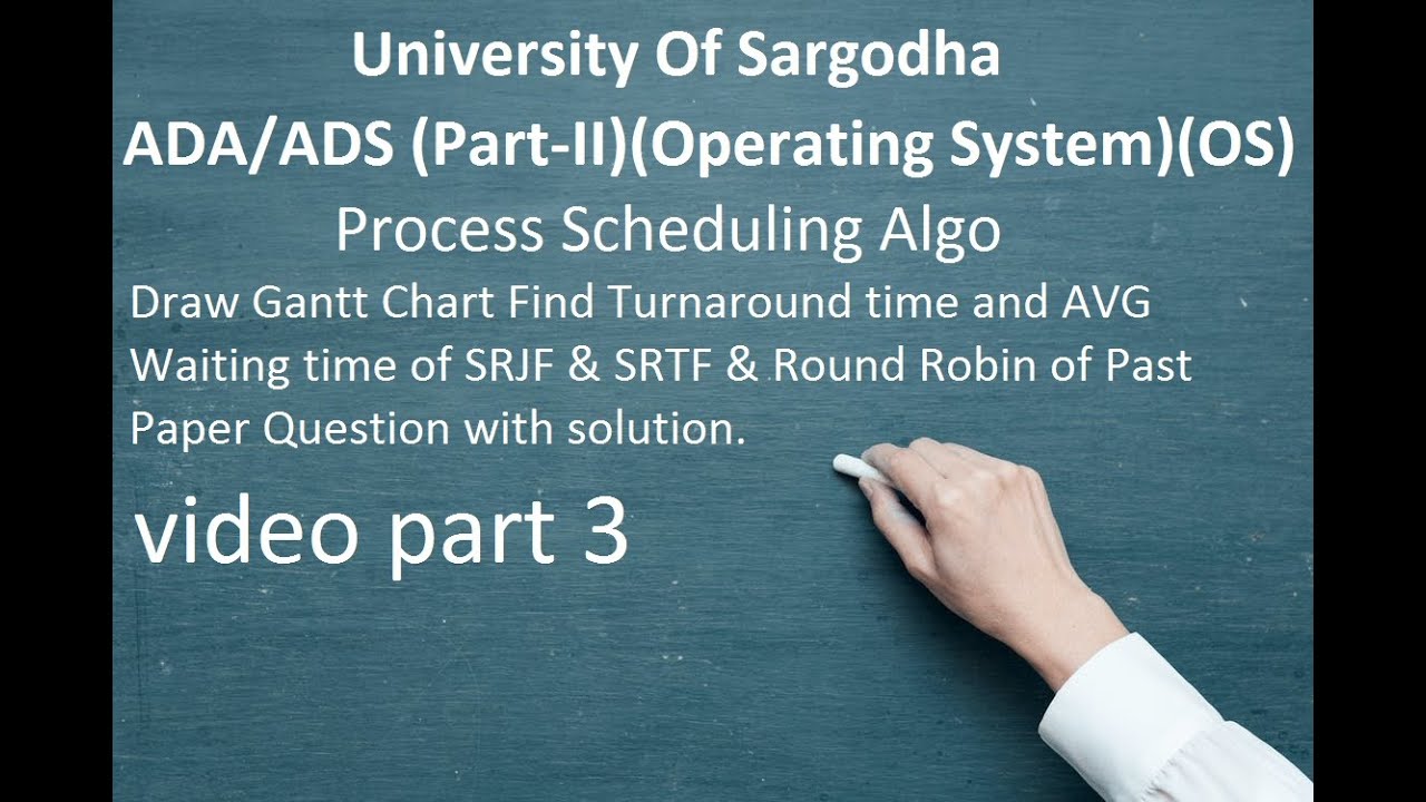 L-1.3:Round Robin Process Scheduling Algorithms Draw Gantt chart and ...