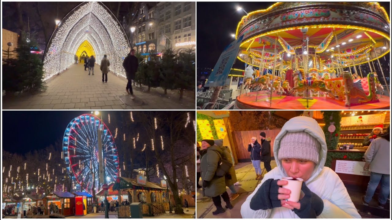 ГУЛЯЕМ ПО РОЖДЕСТВЕНСКОМУ ОСЛО ПОПИВАЯ ГЛЕГГ!!! #НОРВЕГИЯ # ...