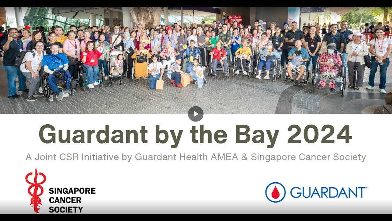 Guardant by the Bay 2024 with Singapore Cancer Society beneficiaries - YouTube