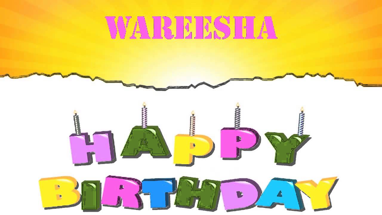 Wareesha Wishes & Mensajes - Happy Birthday - YouTube