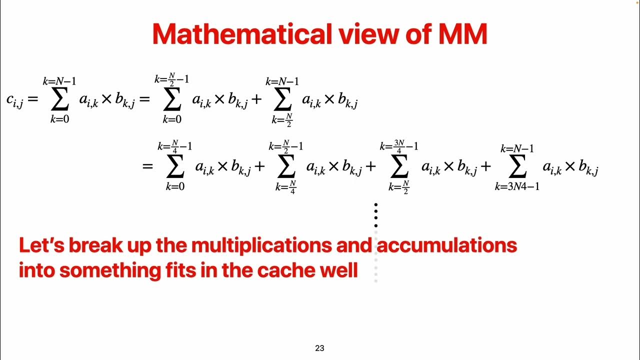 CS203, 2025 Winter: (9) Tiling/Block Algorithm - YouTube
