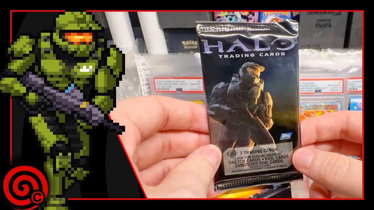 Opening a Topps Halo Trading Cards Booster Box from 2007 - YouTube