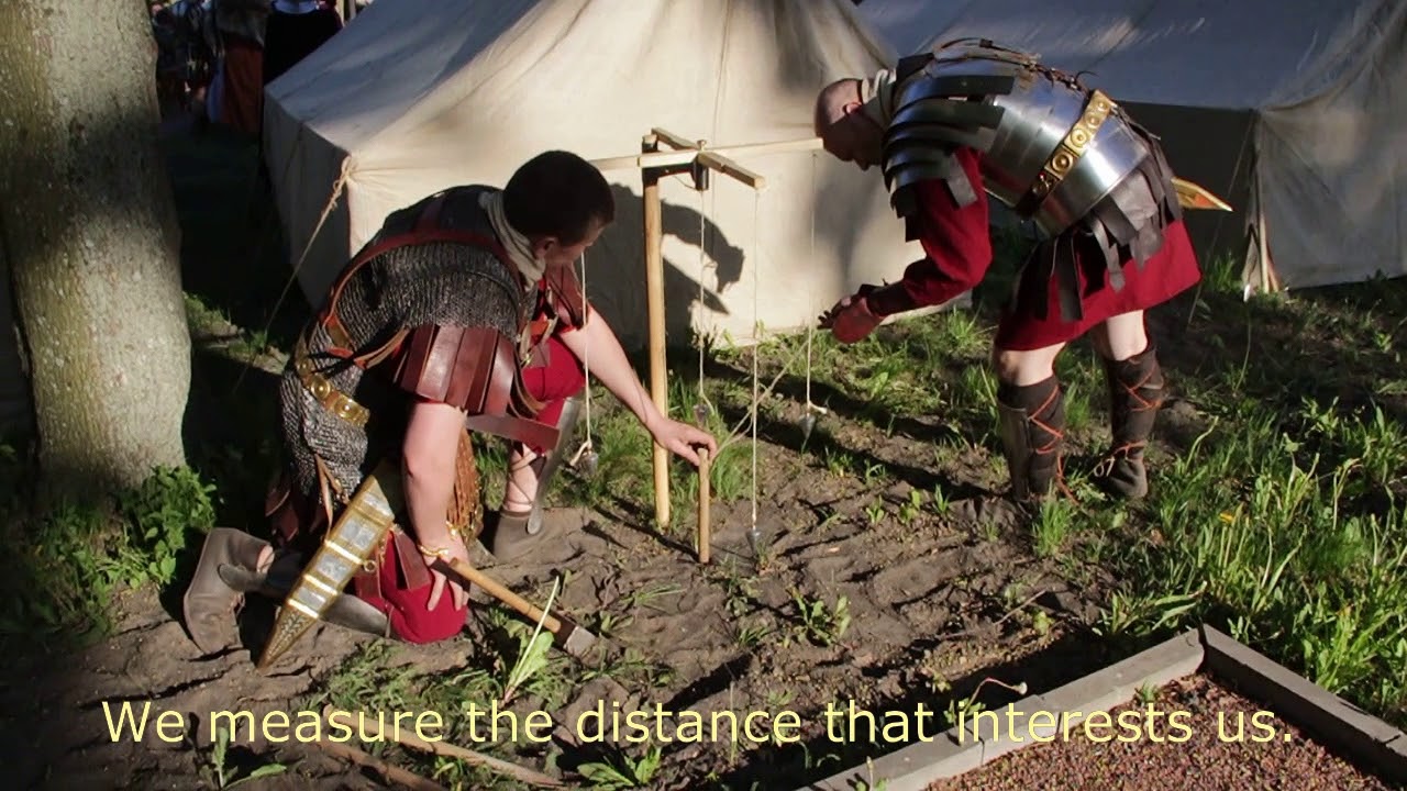 Грома / Roman Groma - римский инженерный инструмент / surveying ...