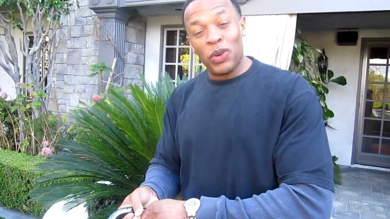 DR. DRE RECEIVING HIS CUSTOM LOUIS STEWART BAG - YouTube