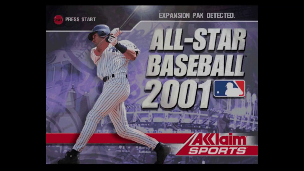 Jugando Nintendo 64 N64 All-Star Baseball 2001 gameplay - YouTube