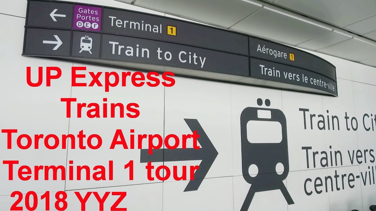 Toronto Airport UP Express Train - YouTube