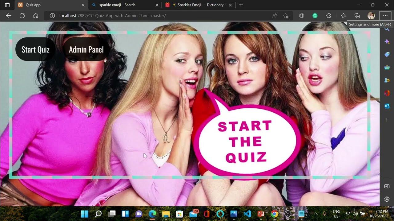 Quiz App With Admin Panel Codeclause Internship Task1 Golden Project Youtube
