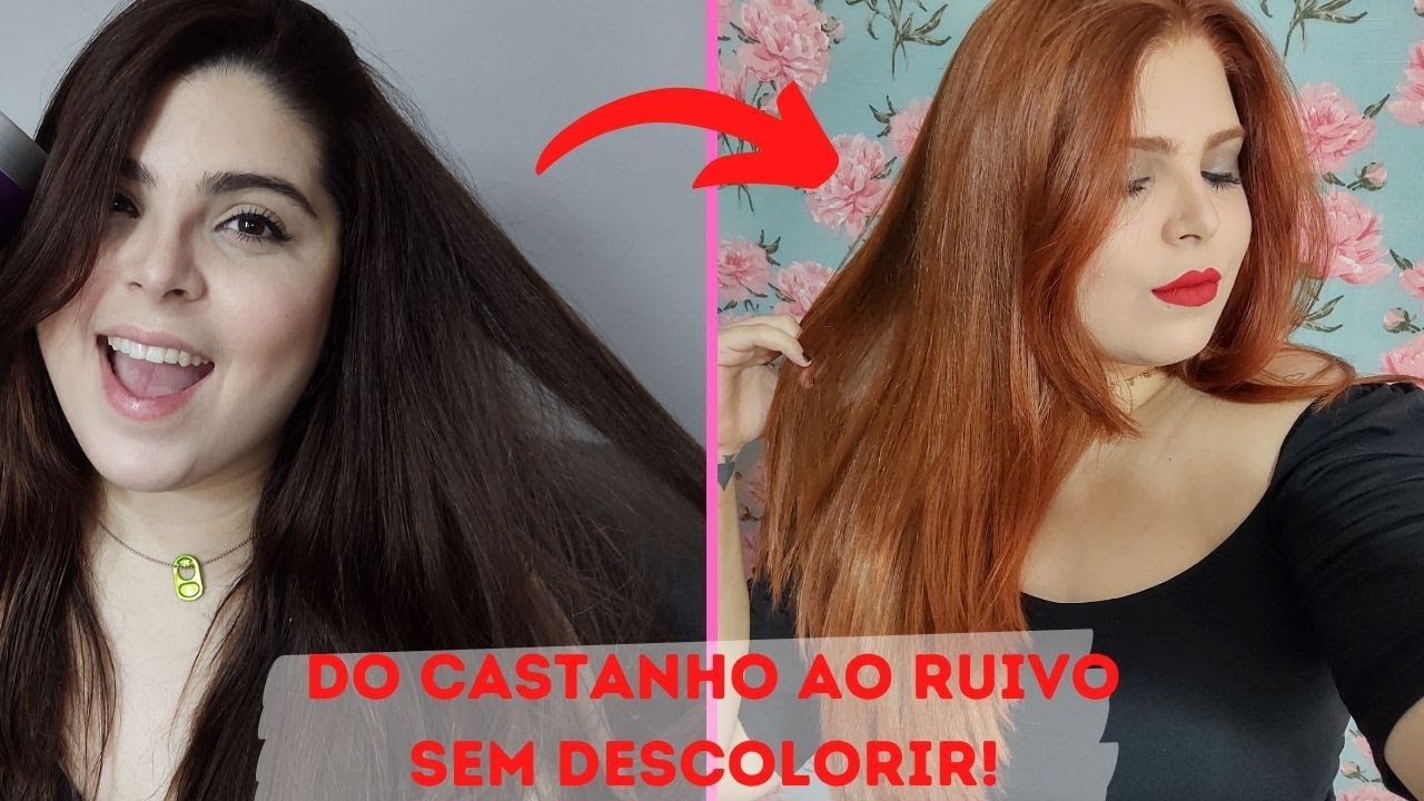 Cabelo Castanho Ruivo Escuro Como Ficar Ruiva Com Cabelo Castanho