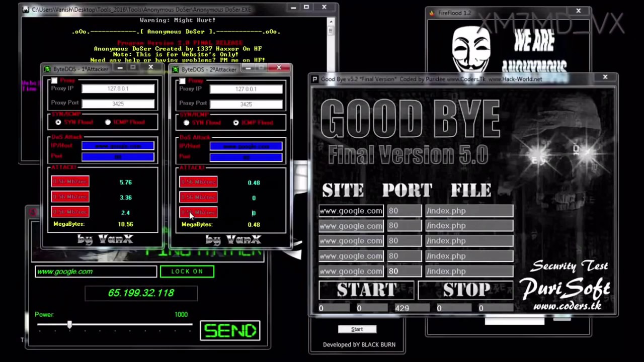 Tutorial How To Use Anonymous DDosHack Tools - YouTube