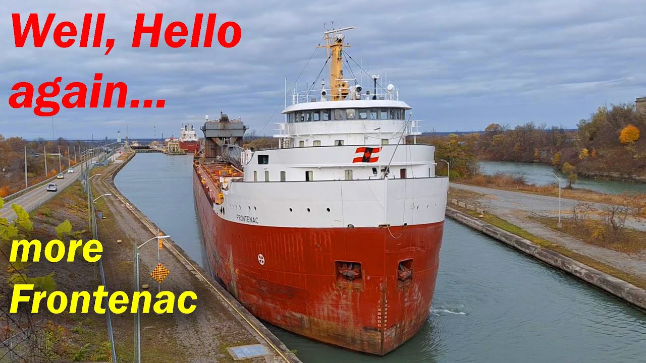 CSL Frontenac Upbound at Lock7 Nov 11, 2023 - YouTube