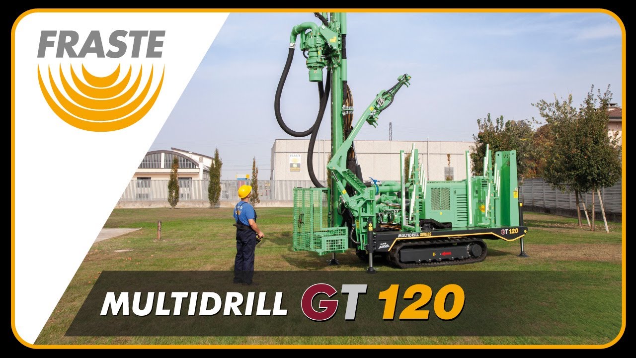 FRASTE MULTIDRILL GT 120 drilling rig - Compact and strong for highly ...