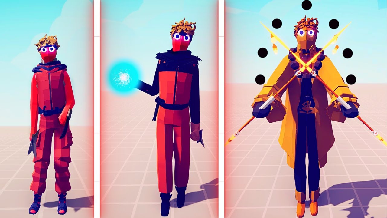 EVOLUTION OF NARUTO - Totally Accurate Battle Simulator TABS - YouTube