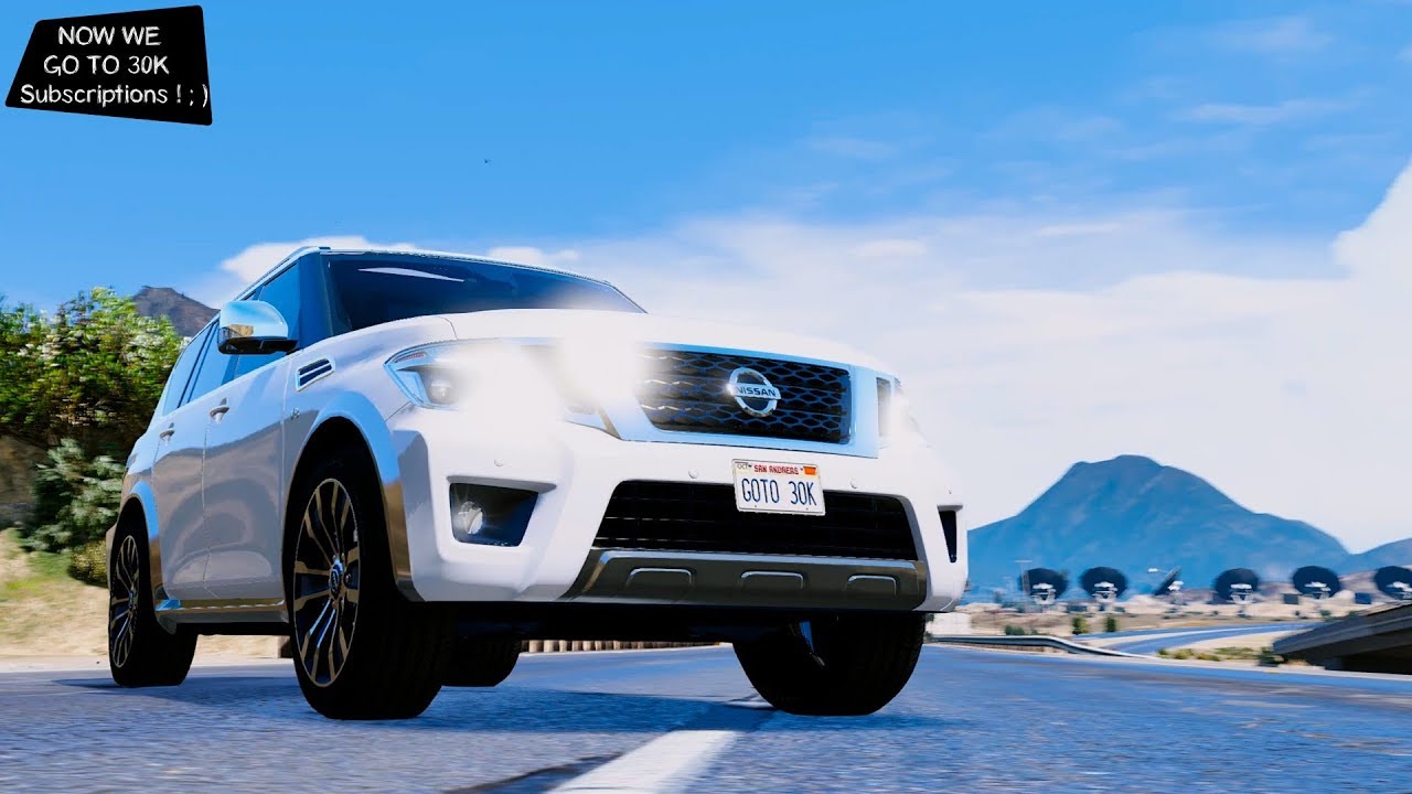 Nissan Armada 2018 Grand Theft Auto V M.G.V.A. MODs Gta5-mods _REVIEW ...