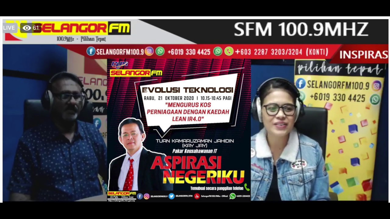 SelangorFM_Aspirasi Negeriku_Mengurus Kos Perniagaan Dengan Kaedah Lean ...