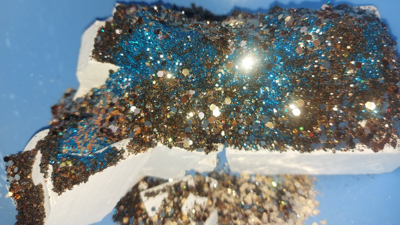 sport chalk and black volcanic sand+ glitter #gymchalk #sand 🏔 - YouTube