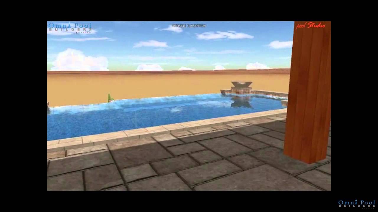 The Dunn Family Geometric Swimming Pool By Omni Pools - YouTube
