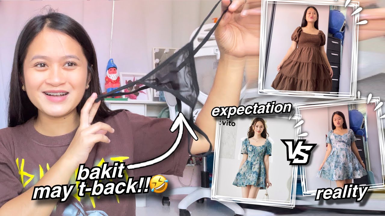 T-Back Lang MALAKAS! Shopee Try-on Haul ft. Lovito - YouTube